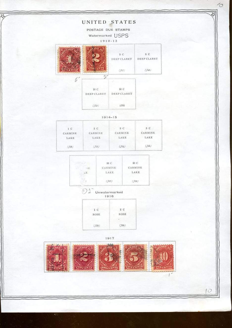 Other : 9841323 USA postage du stamps 1879/1985 FVF U H