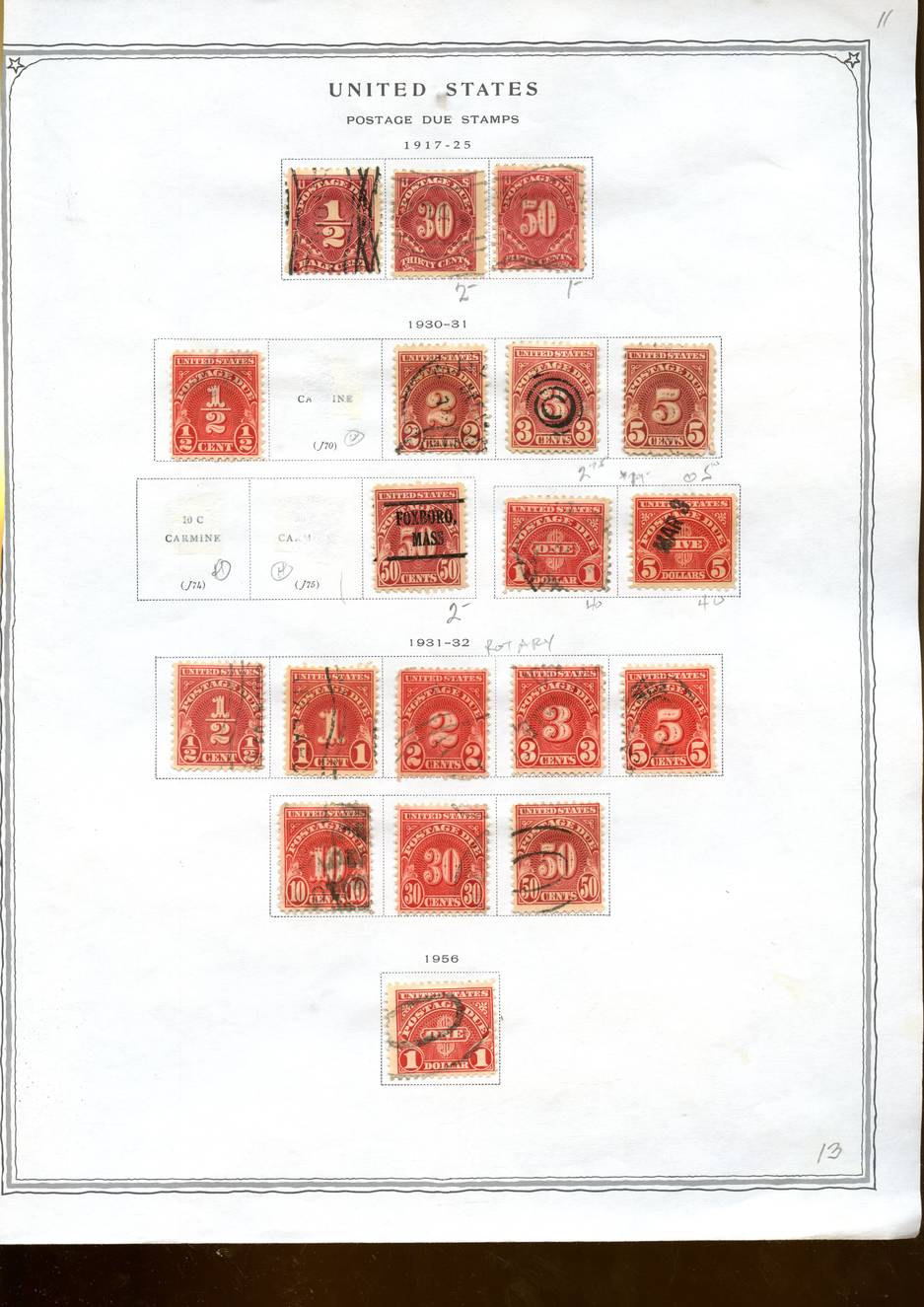 Other : 9841323 USA postage du stamps 1879/1985 FVF U H