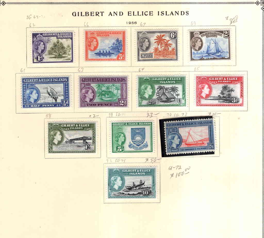 British Europe : 9850372 Gilbert Ellis Sc 61-72 VF LH OG HiCV
