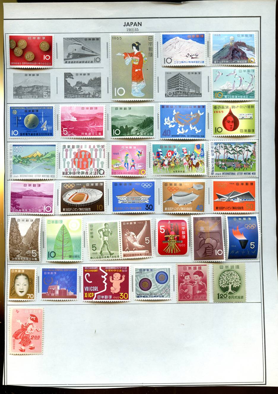 Japan : 9853573 Japan 1879/1967 fVF U H NH