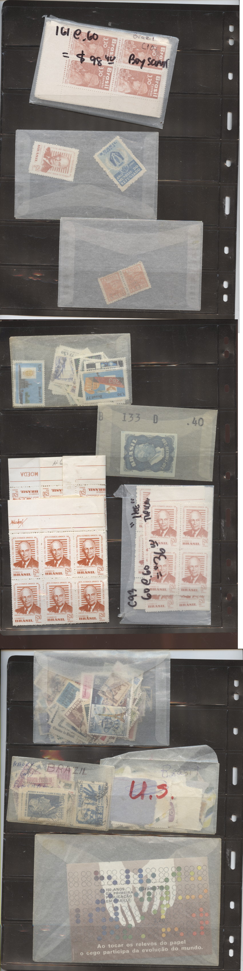 Brazil : 9887934 Brazil Mint/Used LOT Nice!