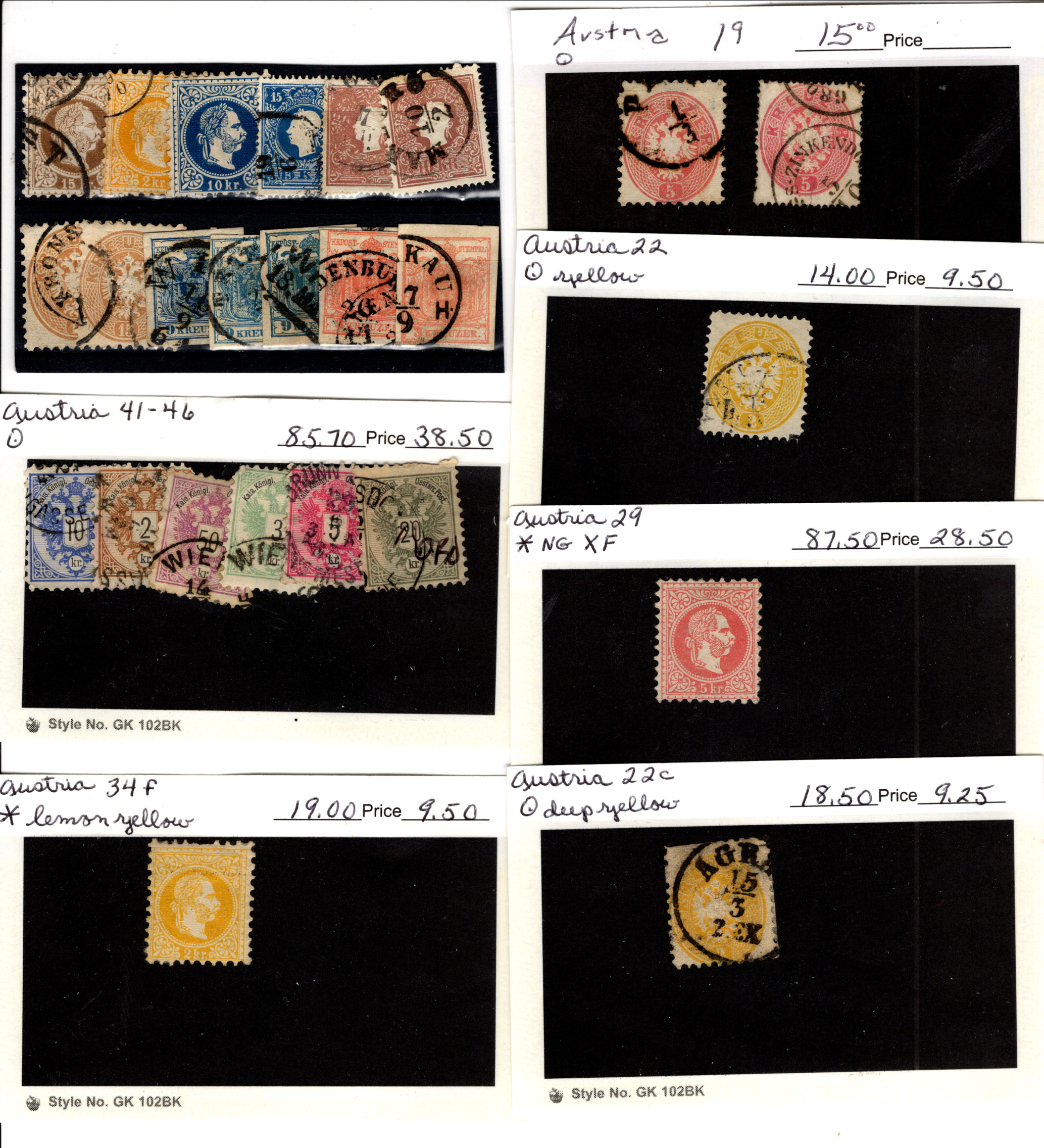 Austria & Area : 9891652 Austria & Colonies Mint/Used Selections Look!