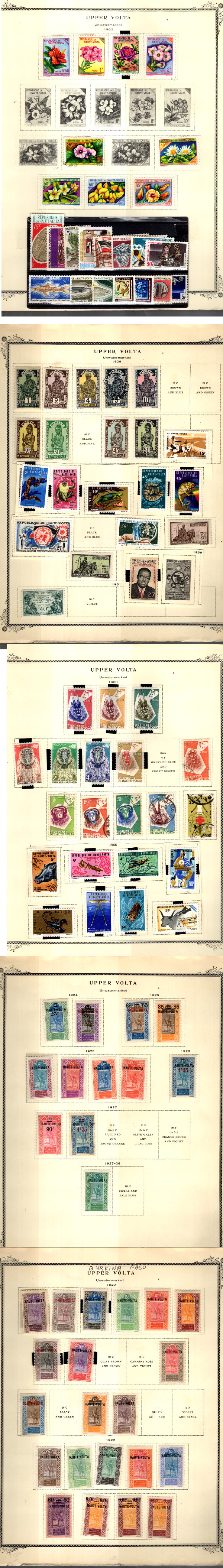 French Colonies : 9901308 Upper Volta Nice Coll MINT/Used