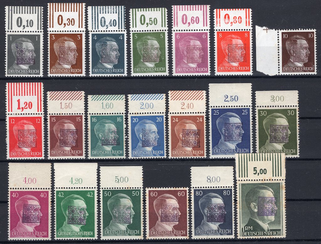 Germany : soviet Zone Saxony: Lot MNH Overprints Wurzen
