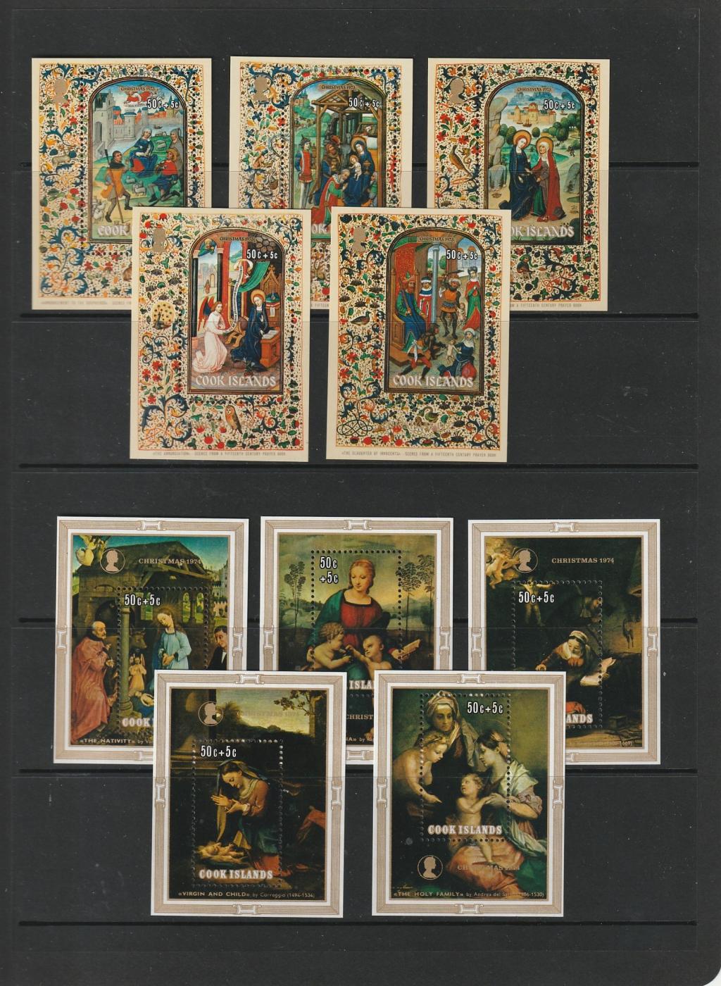 British Oceania : COOK ISLANDS SHEETS 8 SETS MNH/MH LOOK