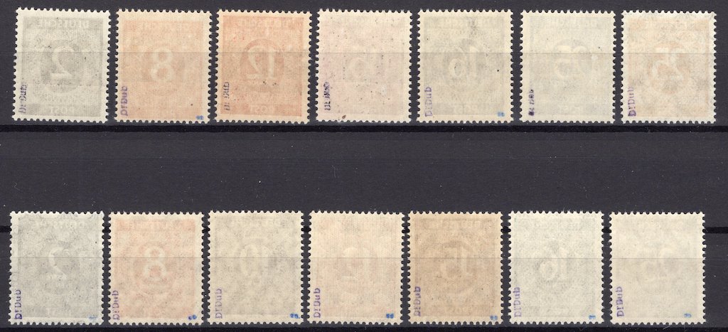 Germany : Bizone: 1948 Lot with Better Posthorn Overprints MNH
