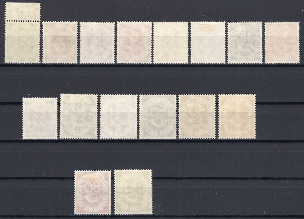 Germany : West Germany: 1951 Mint Set "Posthorn"